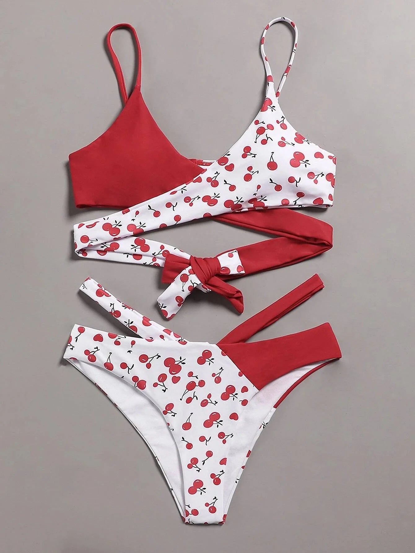 Red Cherry Bikini Two piece – Checkout